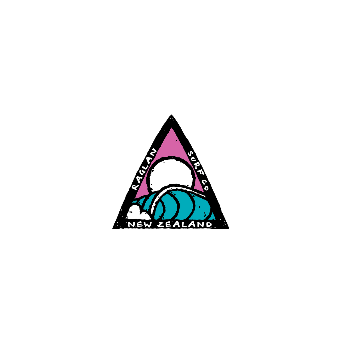 Raglan Surf Co Graffitti Sticker – Raglan Surf Co.